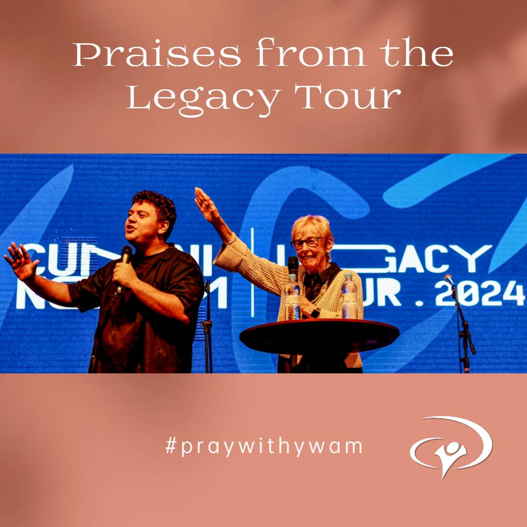 Praises from the Legacy Tour - YWAM News that Bill finds Interesting