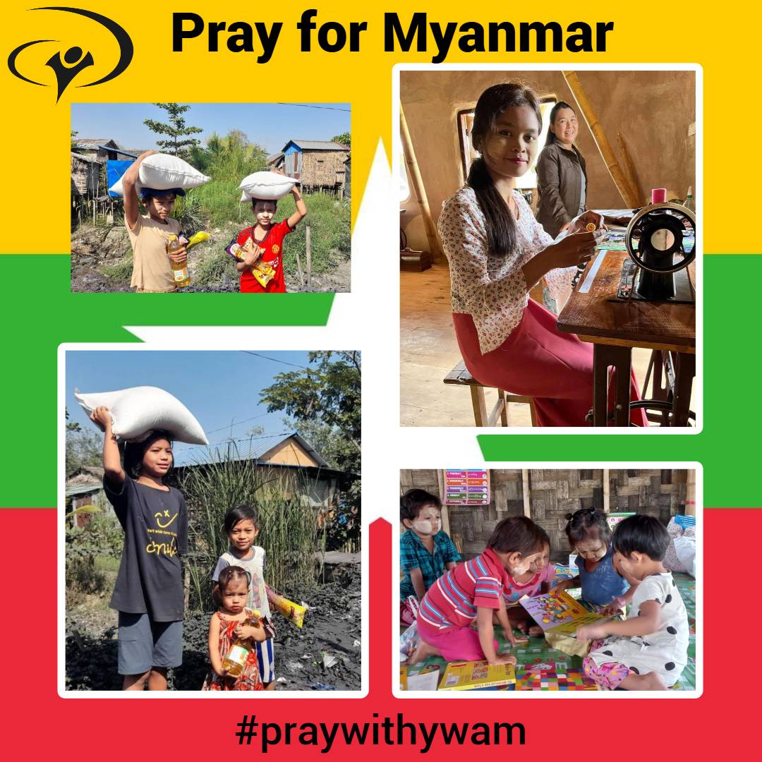 Pray for Myanmar - YWAM News that Bill finds Interesting